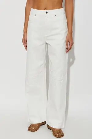 Loewe Jeans With Embroidered Logo