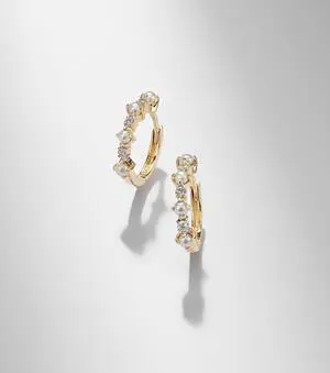 Mateo 14kt Earrings With Diamonds And Pearls