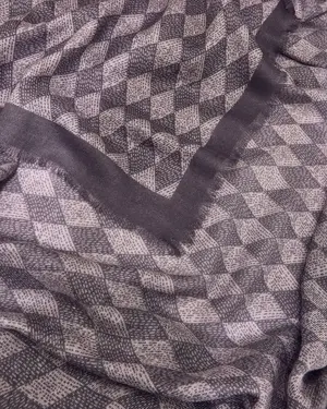 Giorgio Armani Foulard Printed In Wool Cashmere And Silk