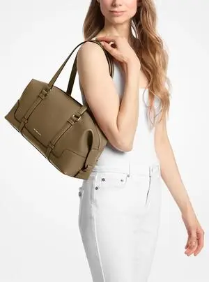 Michael Kors Teddi Large Textured Shoulder Bag In By