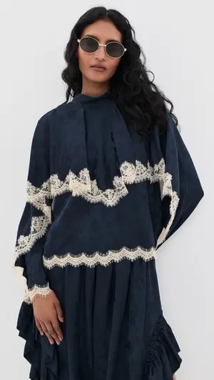 Sea Shay Lace Long Sleeve Top