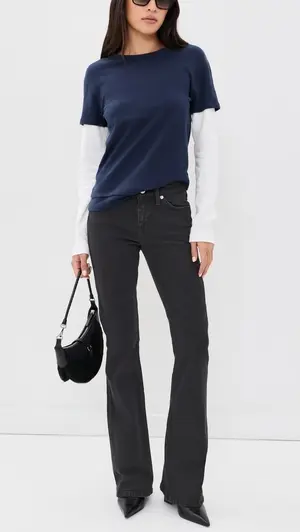 RE/DONE Micro Bootcut Jeans