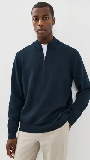 RHONE Commuter 1/4 Zip Sweater