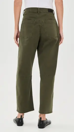 DL1961 Bilie Easy Barrel Petite High Rise Ankle Pants