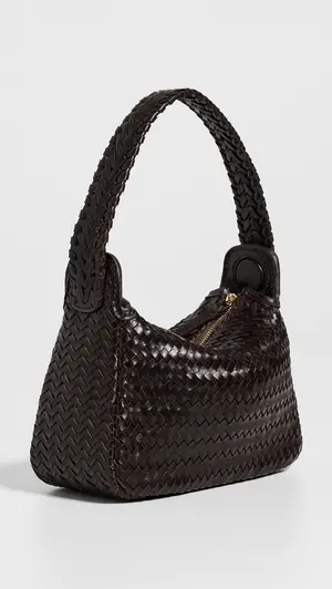 Madewell The Sculpted Metal Wristlet Bag