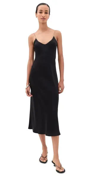 Comme Si Silk Bias Dress