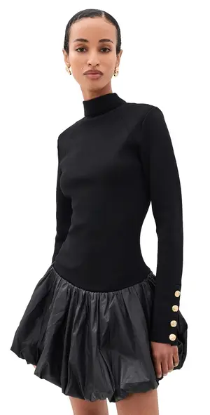 Aje Elodi Knit Mini Dress - Black