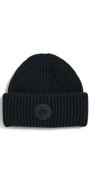 Canada Goose Cashmere Blend Double Fold Beanie - Black