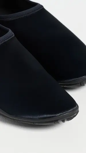 JIL SANDER Elbe Satin Slip On Flats