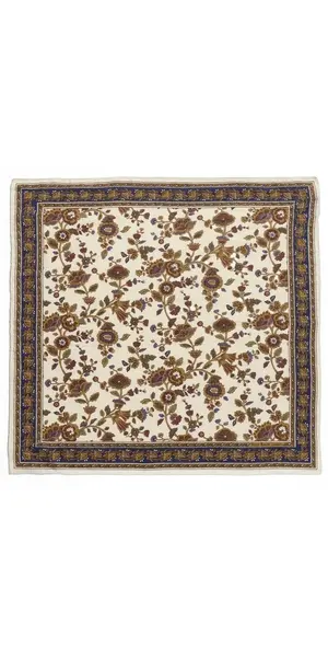 Polo Ralph Lauren Bohemian Floral Square Bandana - Cream Multi