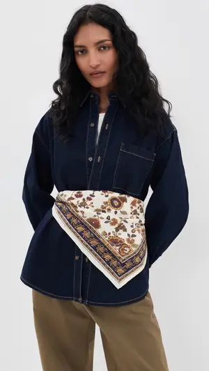 Polo Ralph Lauren Bohemian Floral Square Bandana