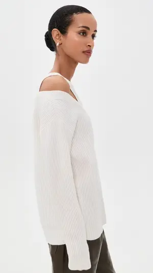 Helmut Lang Double Layered Wool Sweater