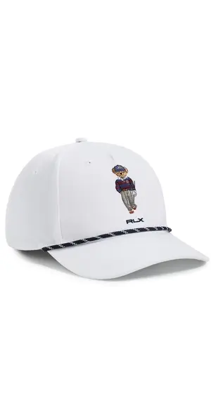 Rlx Ralph Lauren Seasonal Bear Cap - White