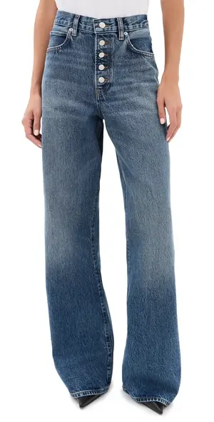 FRAME The Loose Exposed Buttons Jeans - Soundwave