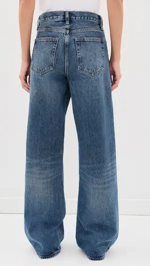 FRAME The Loose Exposed Buttons Jeans