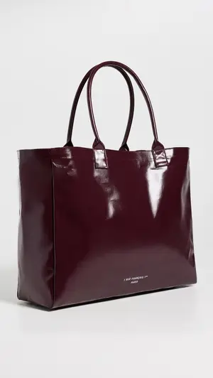 ANINE BING Leo Coated Canvas Tote Bag