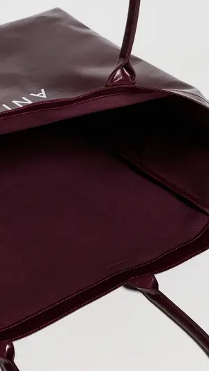 ANINE BING Leo Coated Canvas Tote Bag