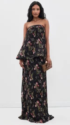 Cinq À Sept Love Letter Floral Rosaline Gown
