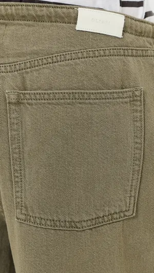 DL1961 Sienna Petite Wide Leg Relaxed Jeans - Clover