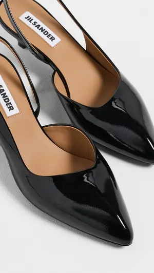 JIL SANDER Arc Sling Backs