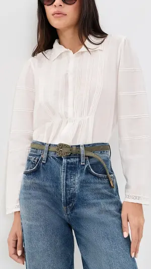 B-low The Belt Elphie Suede Belt