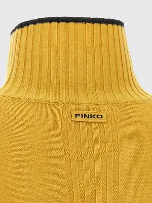 Pinko Wool & Cashmere Turtleneck Jumper - Yellow