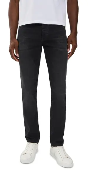 Nudie Jeans Solid Ollie Slim Jeans - Black Force