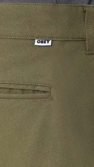 Obey Dean Pleated Pants