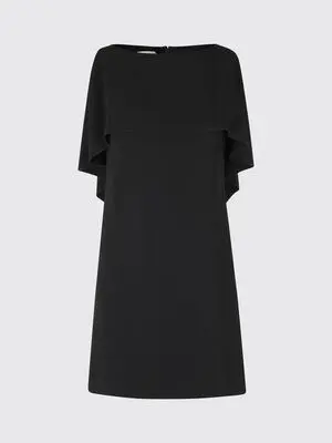 Alberta Ferretti Sleeveless Crêpe Sheath Mini Dress - Black