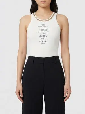 Elisabetta Franchi Top - Ivory