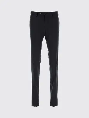 PT TORINO Slim Fit Stretch Virgin Wool Tailored Trousers - Grey