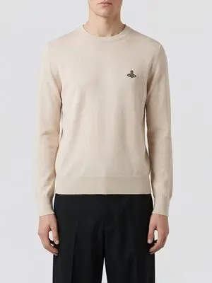 VIVIENNE WESTWOOD Vivienne Westwood Pure Wool Crewneck Jumper With Embroidered Orb Logo Lime