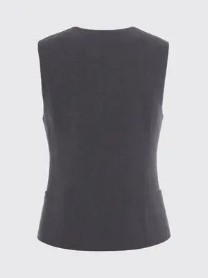 Liu Jo Slim Fit Single-breasted Tailored Vest - Grey