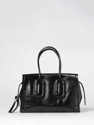 Marc Jacobs Babe City Crackled Leather Tote Bag - Black