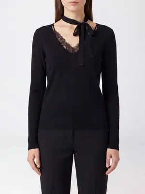 Pinko Slim Fit Wool Jumper - Black