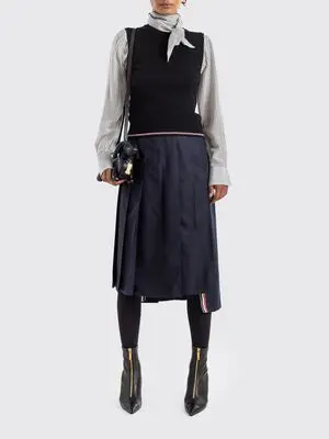 Thom Browne Wool Knit Top - Black