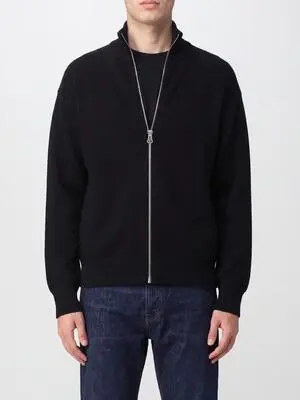 Extreme Cashmere Turtleneck Zip-up Cardigan In Pure Cashmere - Black