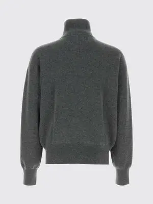 Extreme Cashmere Dropped Shoulder Turtleneck Cardigan In Pure Cashmere