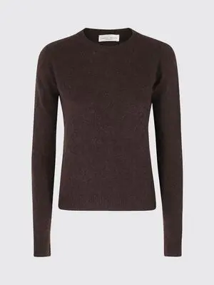 ROBERTO COLLINA Slim Fit Wool And Cashmere Blend Crewneck Jumper - Brown