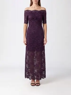 Rabanne Midi Sheath Dress In Calfskin Leather With Straight Neckline