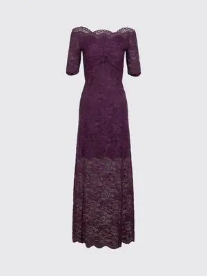 Rabanne Midi Sheath Dress In Calfskin Leather With Straight Neckline
