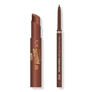 RUDE The Roaring 20's + Teeny Weeny Lip Duo - Decadent Brown