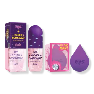 RUDE Bratz 4 Ever Diamondz Radiant Body Oil Set - Pink