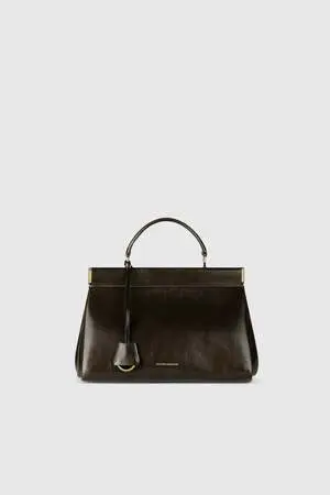 Victoria Beckham Sloane Frame Bag 28 - Olive