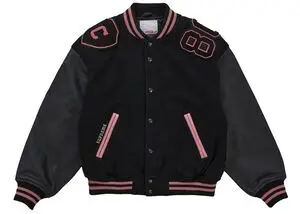 Supreme Captains Varsity Jacket - Black