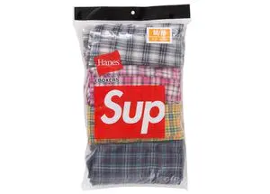 Supreme Hanes Plaid Boxers