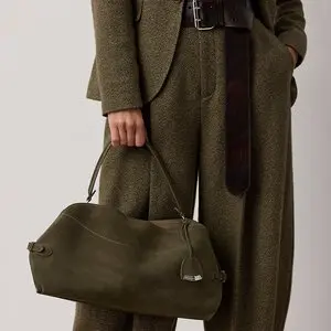 Ralph Lauren The Calf-suede Shoulder Bag