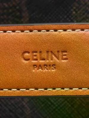 Celine Triomphe Coated Canvas Take Away Crossbody Bag