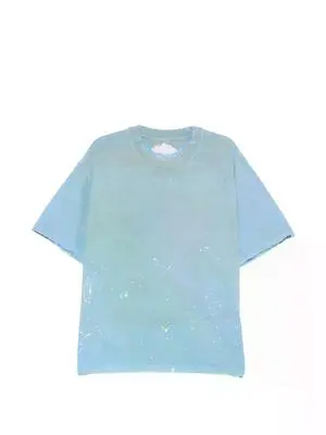 PALE CLOUD Graphic-print T-shirt - Blue