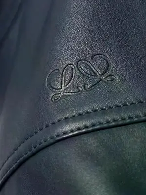 Loewe Stand-up-collar Leather Jacket
